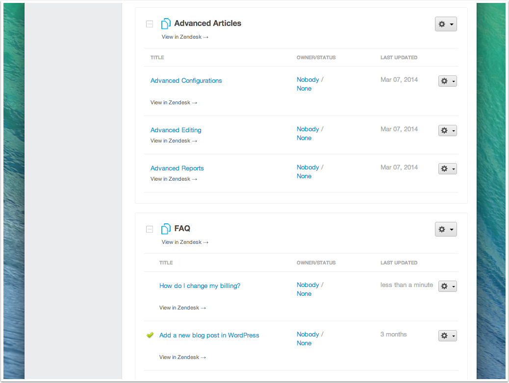 ScreenSteps App Integration with Zendesk Support