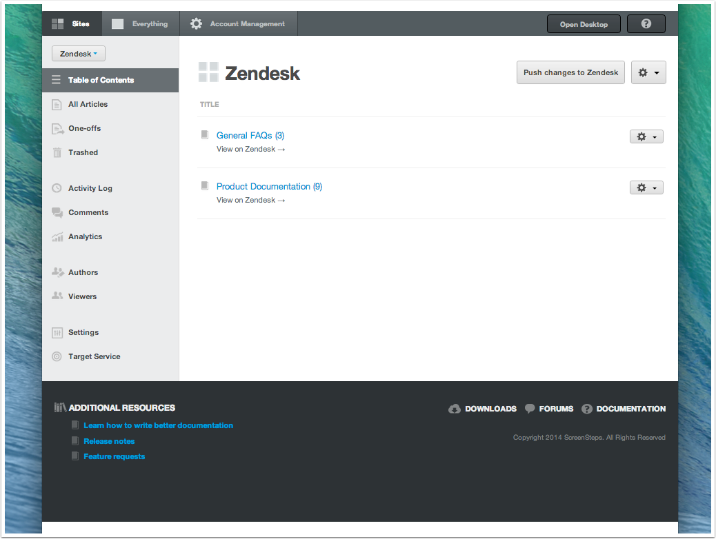 Screensteps App Integration With Zendesk Support